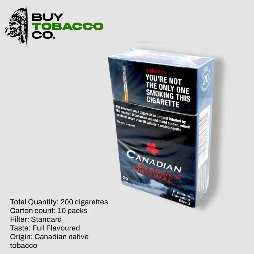 Canadian Classics Silver Cigarettes – Buy Tobacco Co.