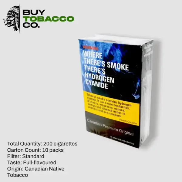 Canadian Premium Original Cigarettes – Buy Tobacco Co.